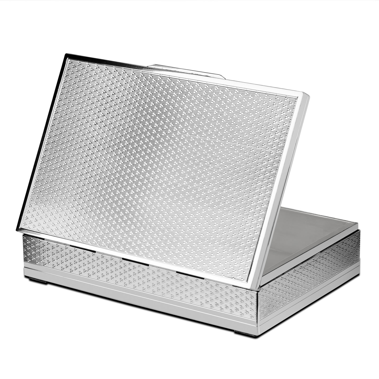 Silver Star Engine Turned Box - Cooke & Kelvey PVT LTD